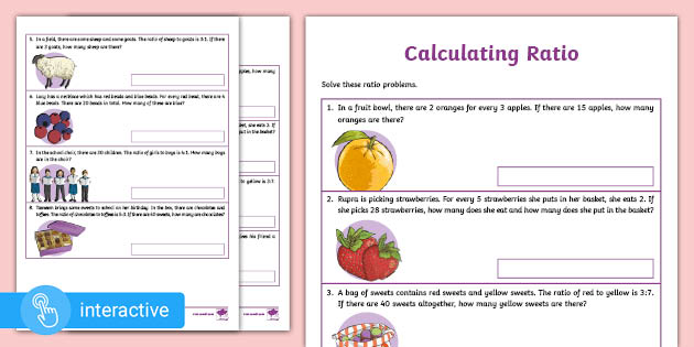 👉 Digital PDF: Supports White Rose Maths Y6 Calculating Ratio